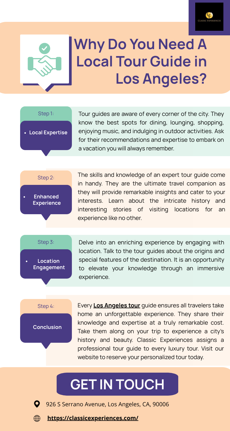 Why Do You Need A Local Tour Guide in Los Angeles? - Classic ...