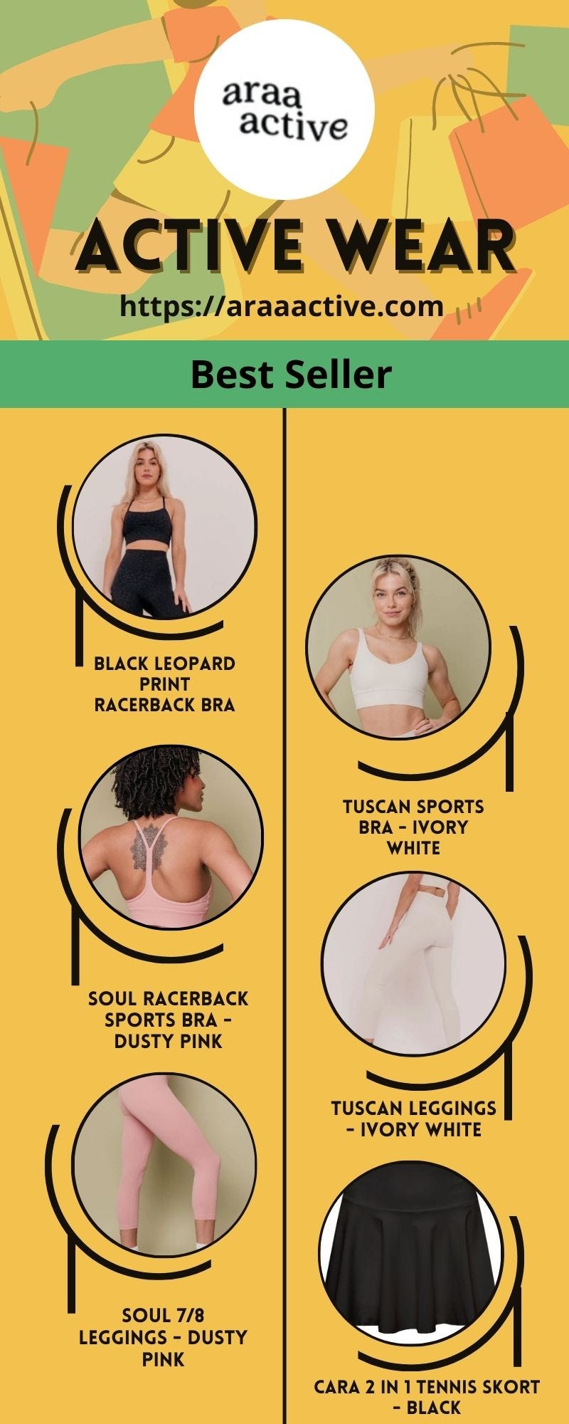 Buy Online Active Wear at Araa Active - Araa Active - Medium