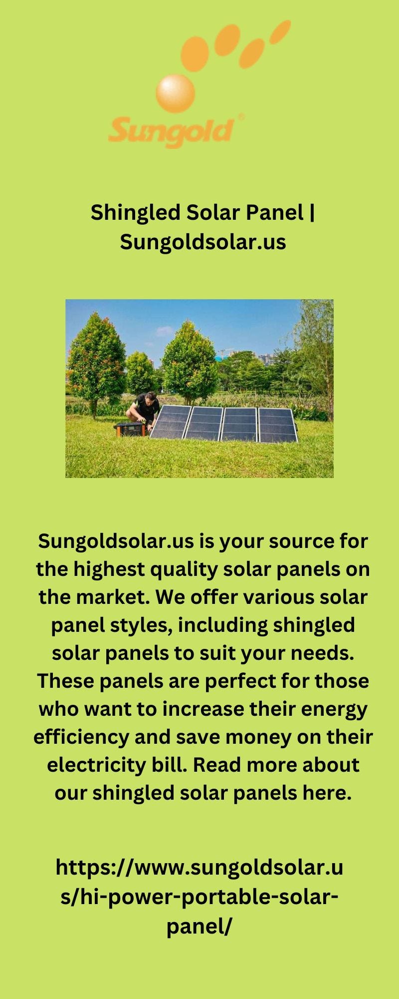 Shingled Solar Panel | Sungoldsolar.us - Shenzhensungold - Medium