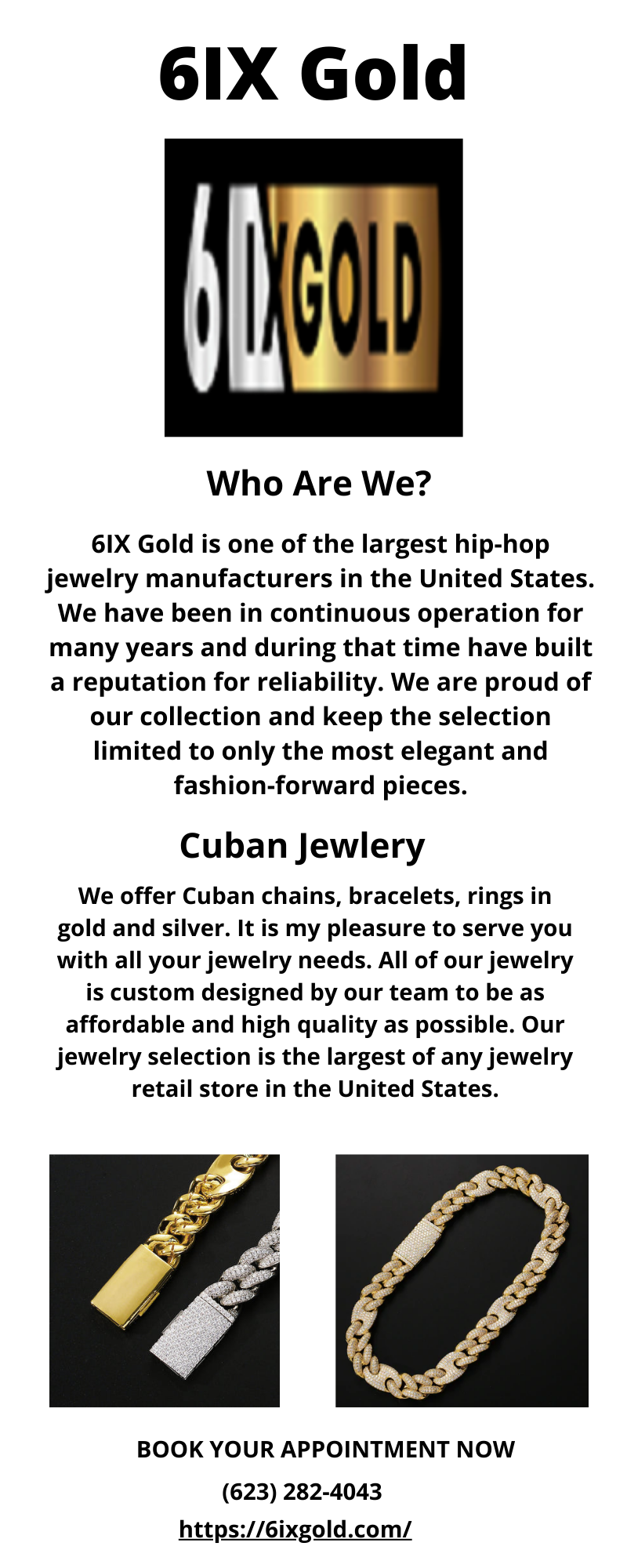 Hip Hop Cuban Chain — 6IX Gold - 6ix Gold - Medium