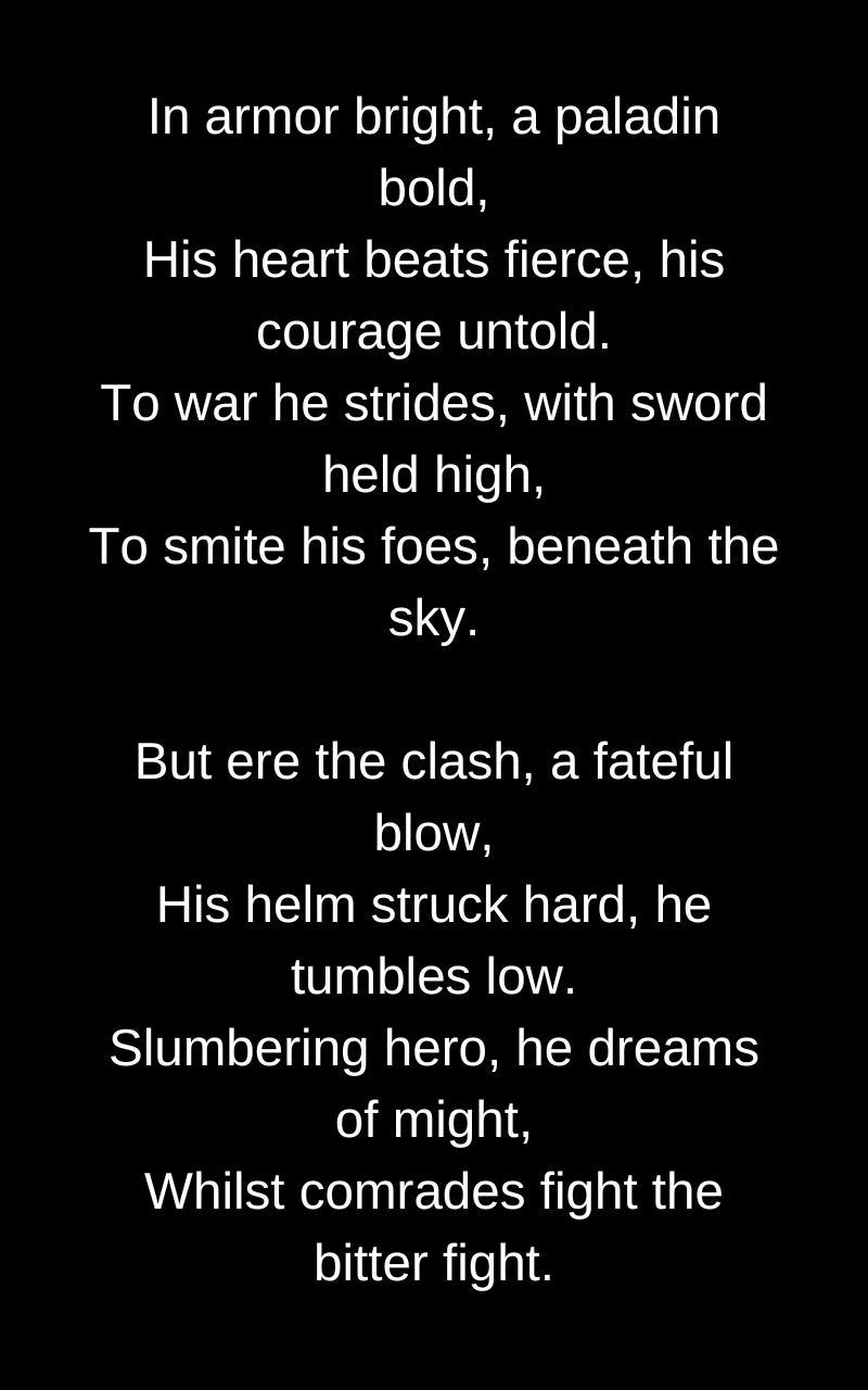 In armor bright, a paladin bold - Jason Delph - Medium