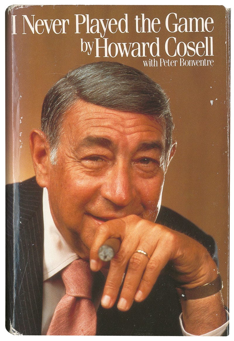 Howard’s College Picks — Week 1. I really miss Howard Cosell. His ...