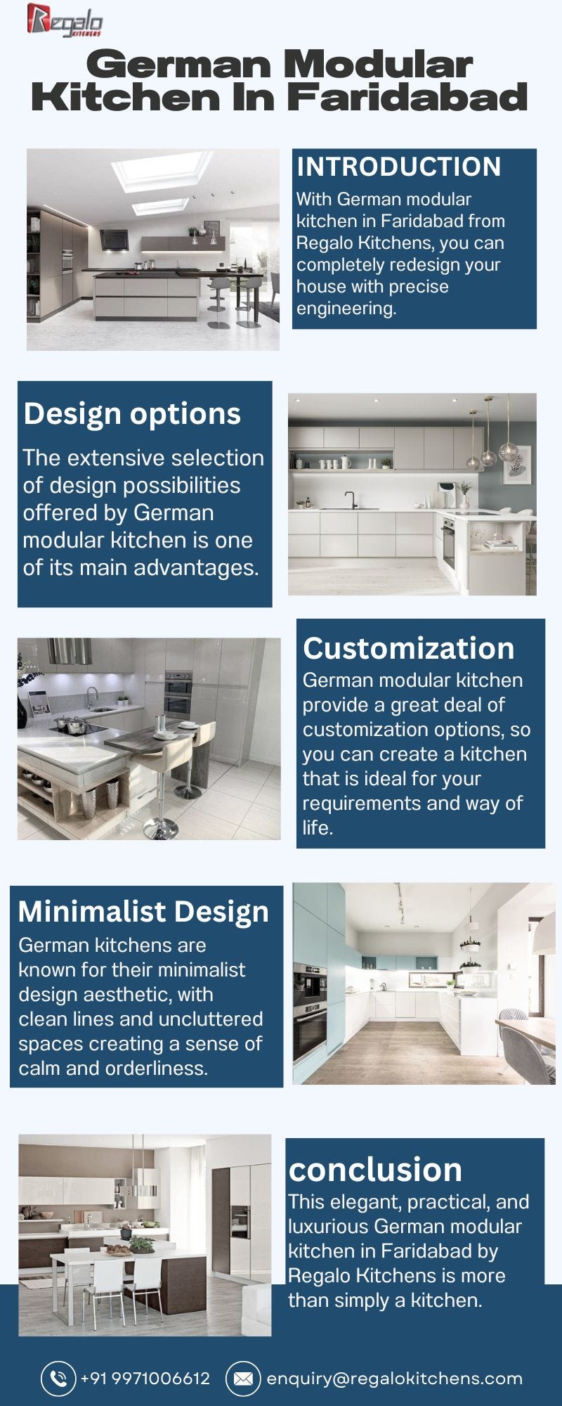 German Modular Kitchen In Faridabad | Regalo Kitchens - Regalo Kitchens ...