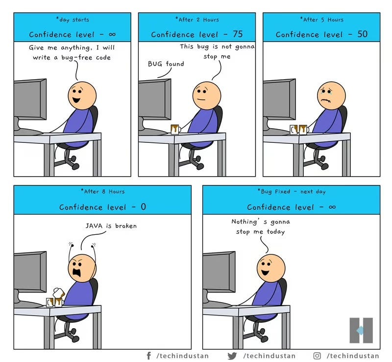 The Software Engineer’s Roller Coaster | by The Secret Developer | Aug ...