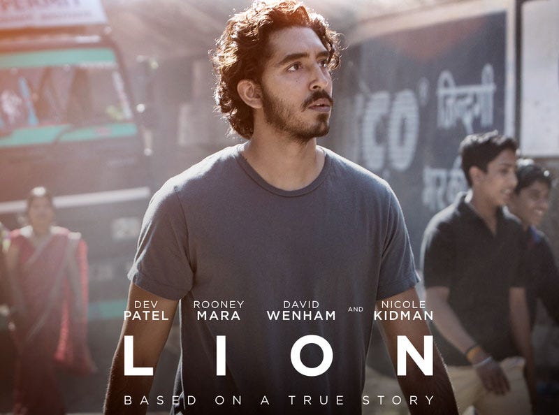 Movie Review: Lion. 4/6/2018 | by Riley Lichtenstein | Medium