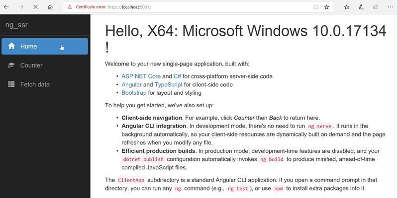 Server-side Rendering (SSR) with Angular in .NET Core 2.1 (Part Three) | by Jeremy Likness ...