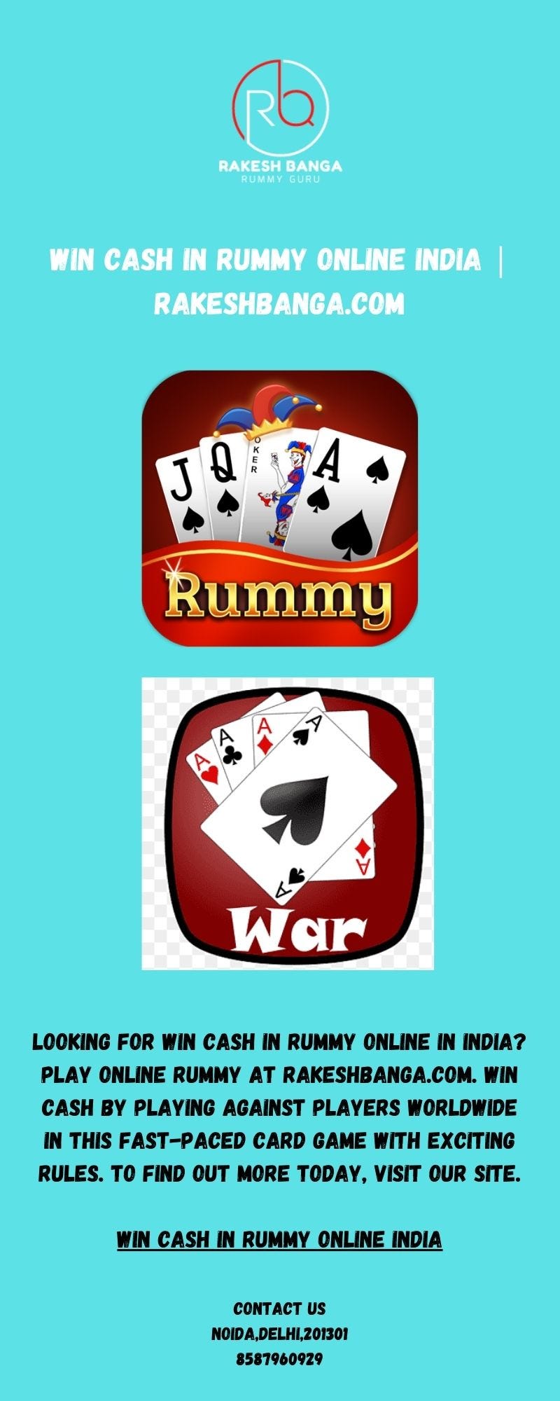 Win Cash in Rummy Online India | Rakeshbanga.com - Fincon - Medium