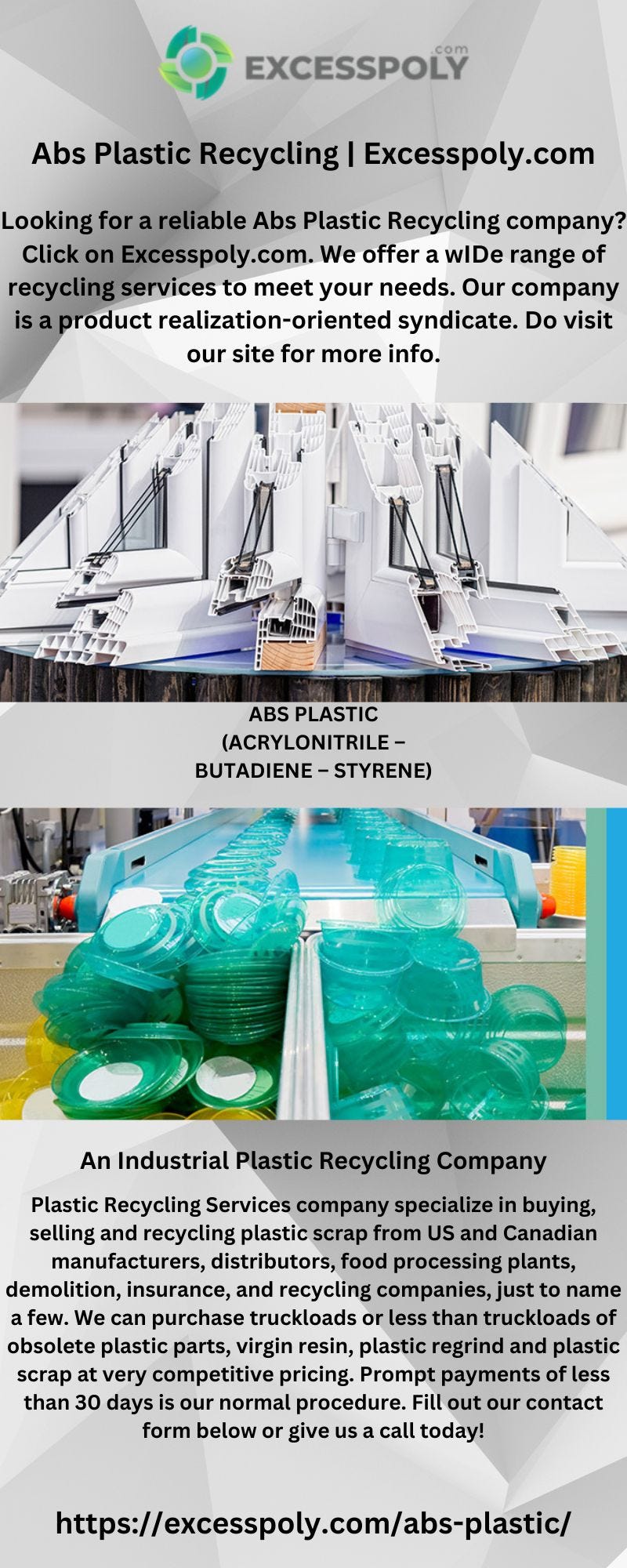 Abs Plastic Recycling | Excesspoly.com - excesspoly - Medium