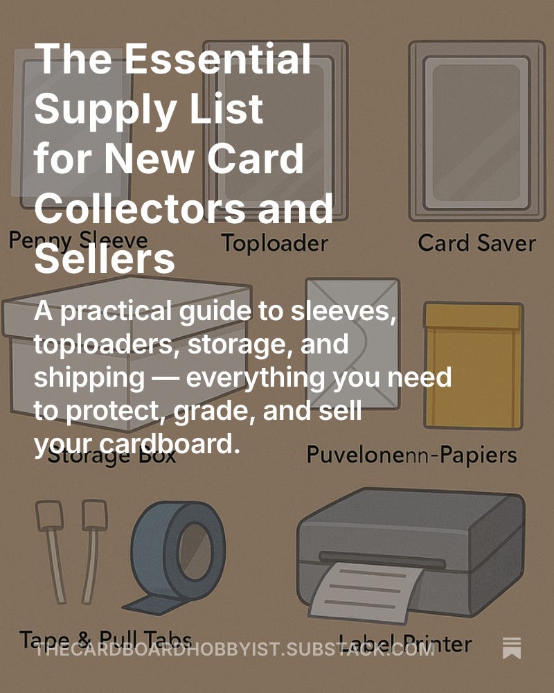 The Essential Supply List for New Card Collectors and Sellers | by ...