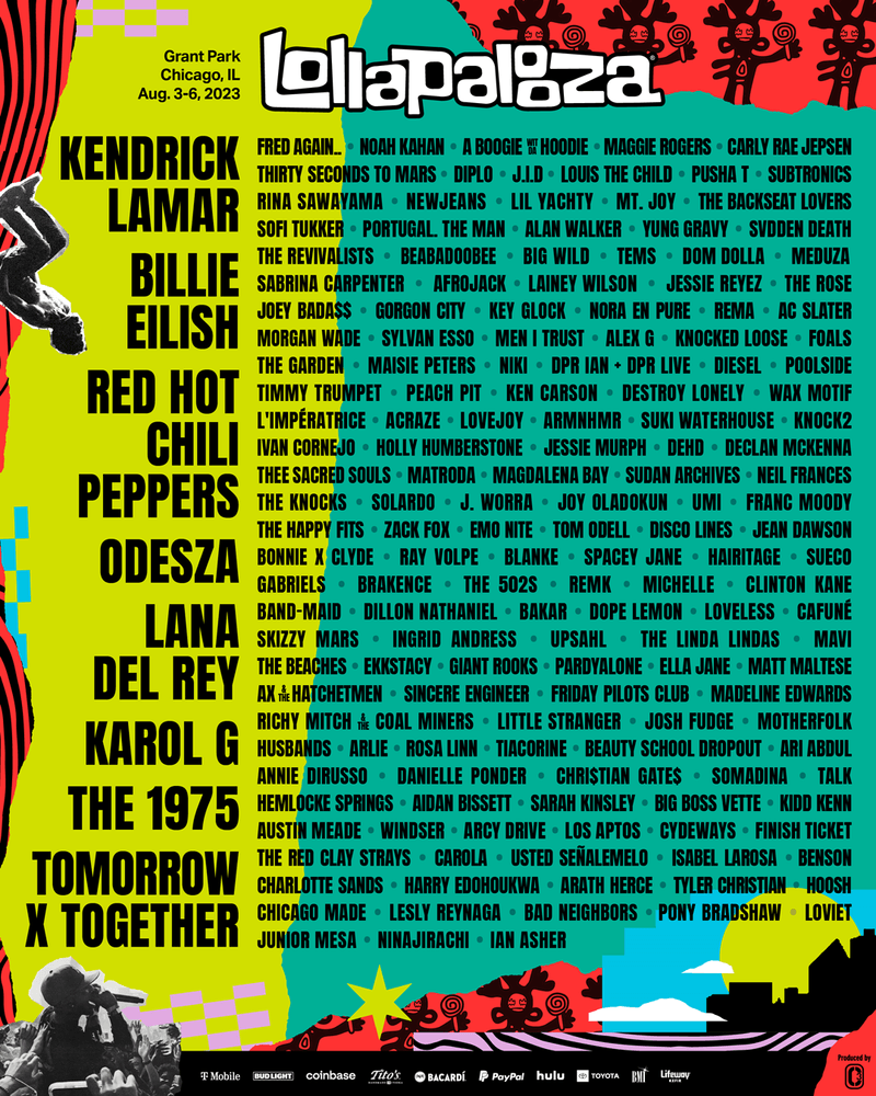 Lollapalooza. The Lolla lineup dropped today at 10:00… | by brittany ...
