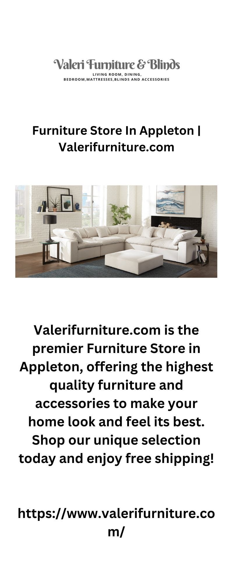 Furniture Store In Appleton | Valerifurniture.com - Valerifurniture ...