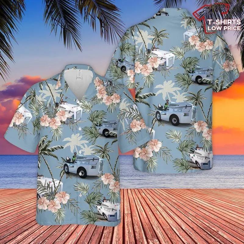 Delta Airlines Airport Tug Aloha Hawaiian Shirt | by James Silvia | Aug ...