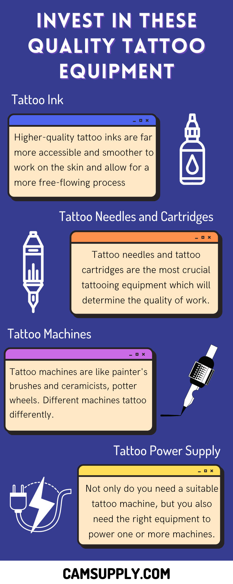 Advantages of Investing in Quality Tattoo Equipment — CAMSUPPLY.COM ...