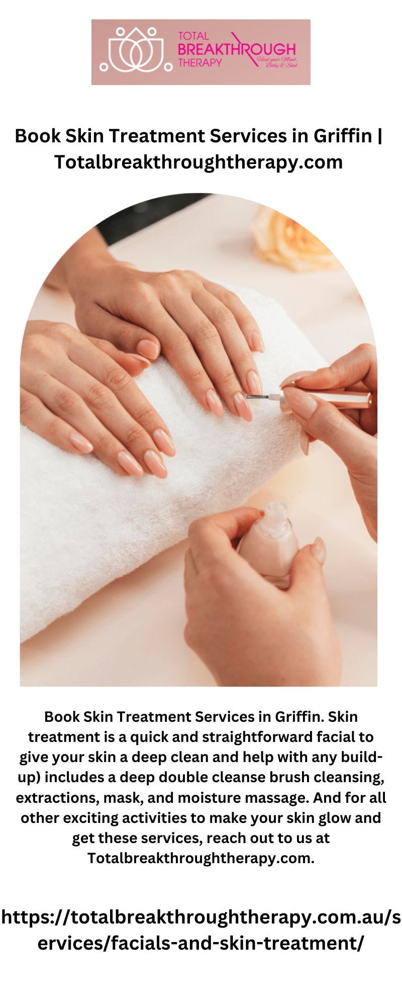 Book Skin Treatment In Griffin | Totalbreakthroughtherapy.com.au ...
