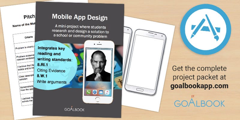 Develop Real-World Research Skills: Mobile App Design | by Goalbook ...