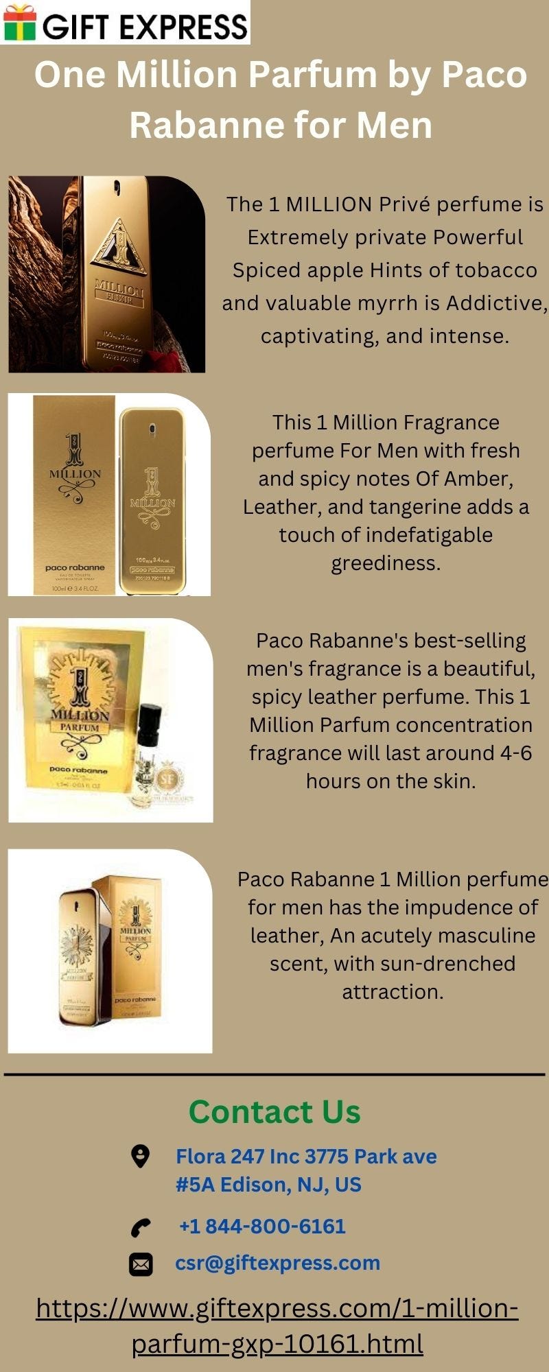 One Million Parfum by Paco Rabanne for Men - David B. Green - Medium