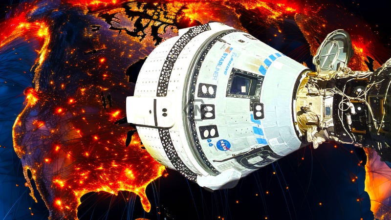 Boeing’s Starliner Capsule to Return Empty as Two NASA Astronauts ...