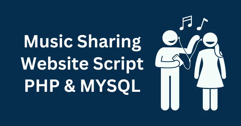 Music Sharing Website Script PHP & MYSQL Free Download | by Jit Roy ...
