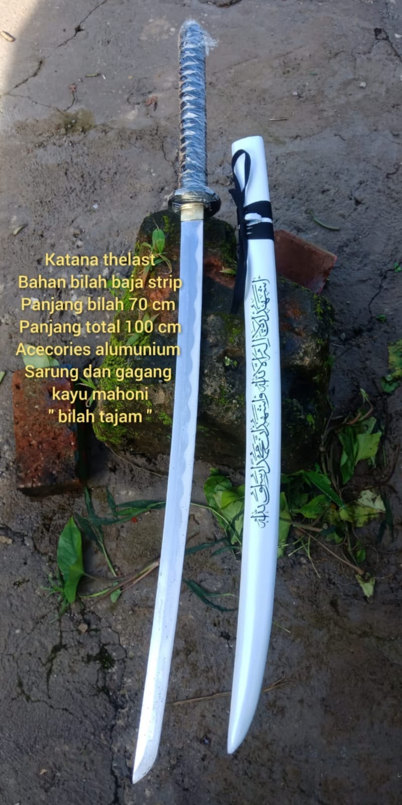PEDANG KATANA THE LAST - Karyasenicibatu - Medium