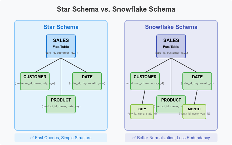 Day 7: Data Modeling — Star vs. Snowflake Schemas | by Lasya | May, 2025 | Medium