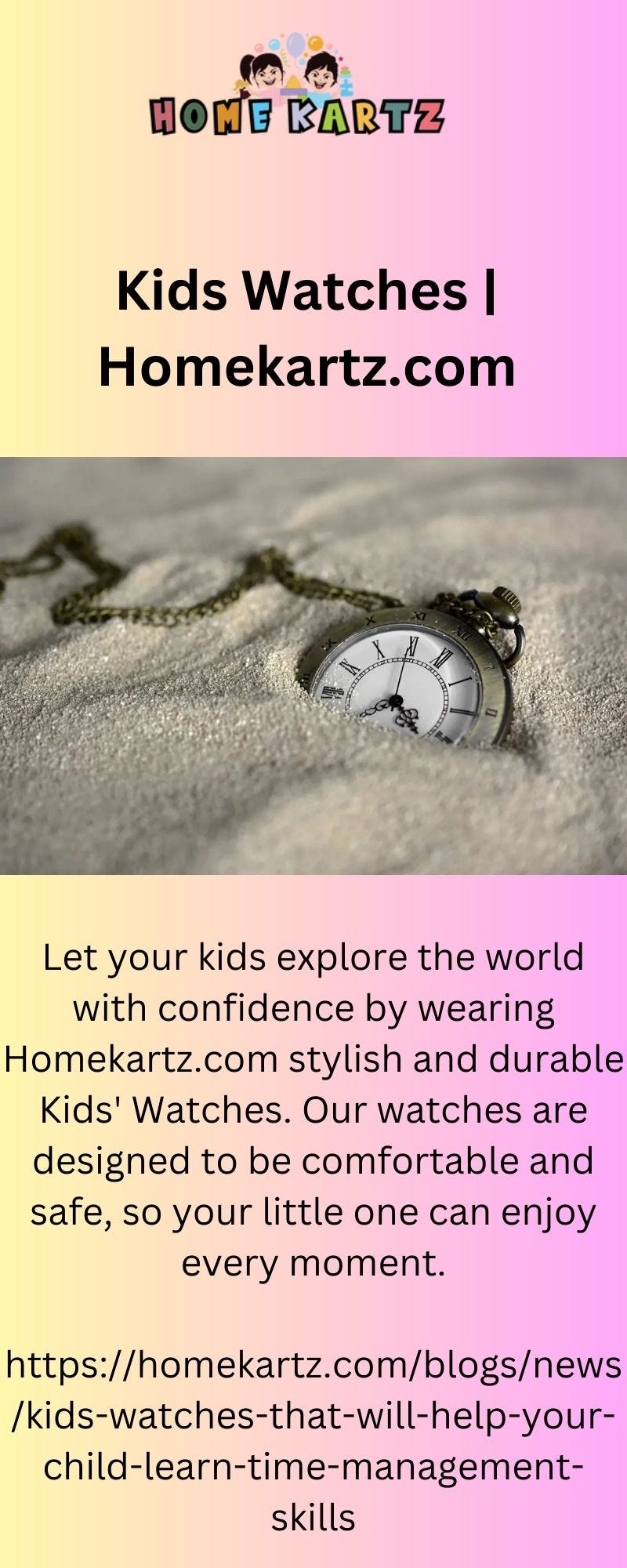 Kids Watches | Homekartz.com - Home Kartz - Medium