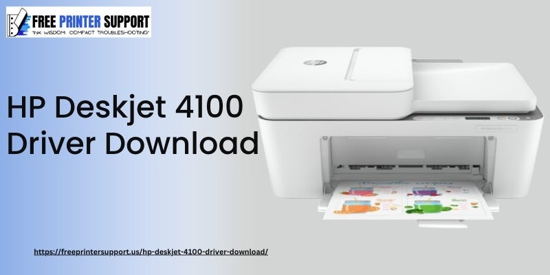 HP Deskjet 4100 Driver Download - Freeprintersupport - Medium
