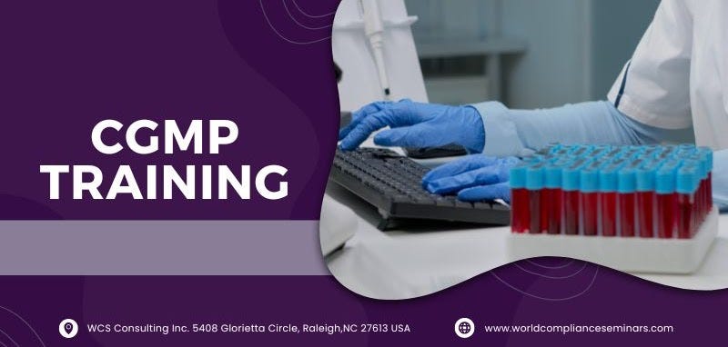 A Know-How of Current Good Manufacturing Practices - gmp training - Medium