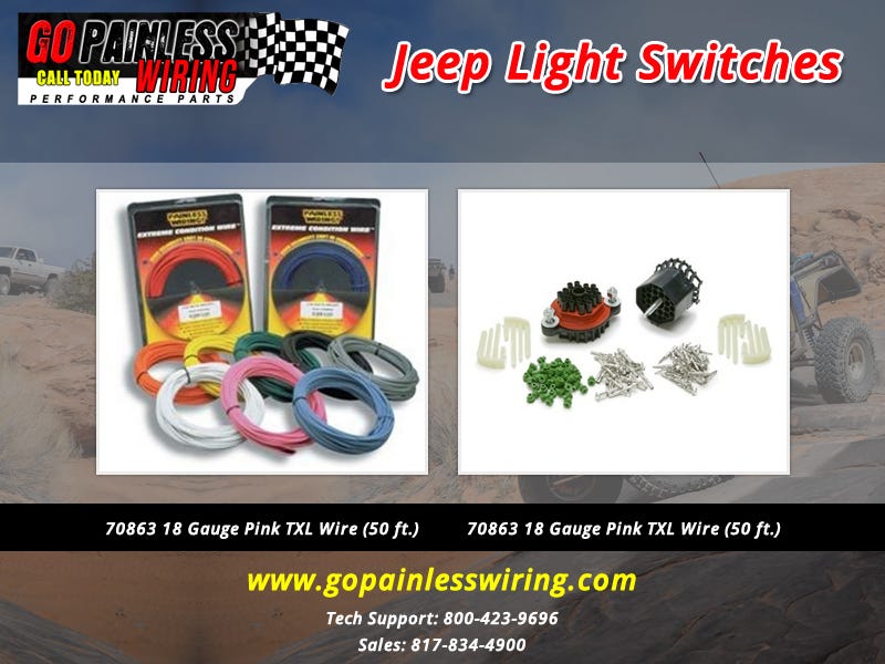Jeep Light Switches at Go Painless Wiring’s online store | by Go ...
