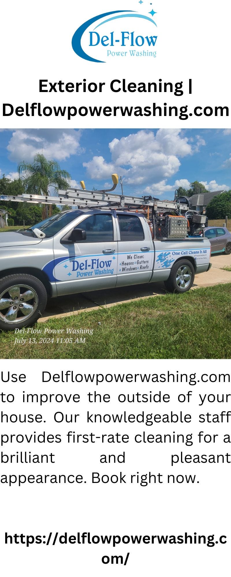 Exterior Cleaning | Delflowpowerwashing.com - Delflow - Medium