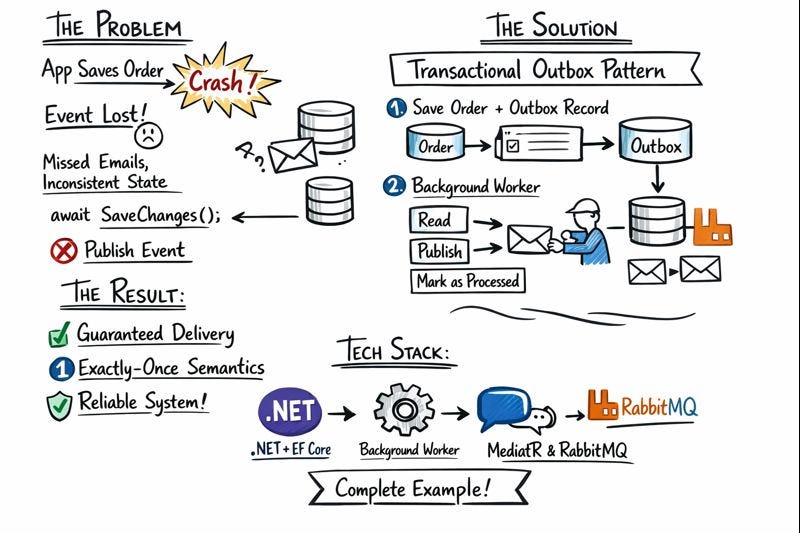 The Transactional Outbox Pattern: How to Never Lose a Domain Event ...
