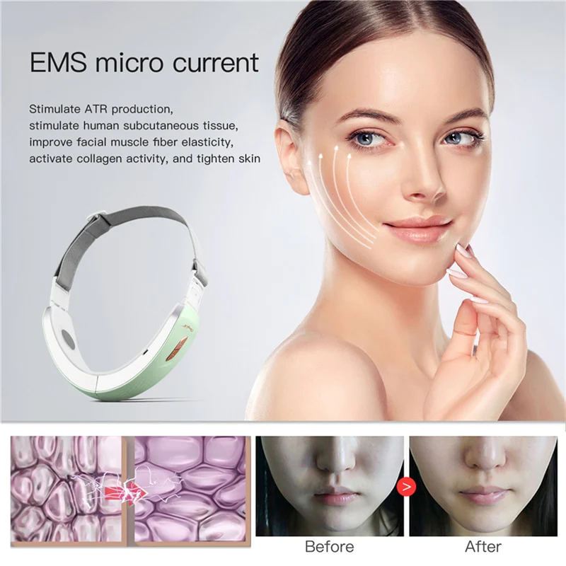 EMS Double Chin V Shape Lift Belt, Well Mart, 03208727951 | by Wellmart ...