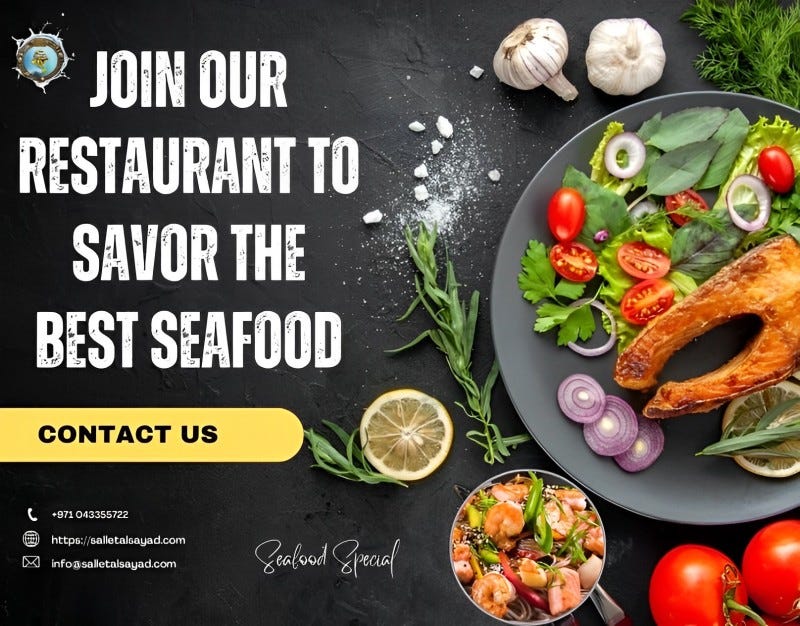Join Our Restaurant To Savor The Best Seafood - Sallet Al Sayad Seafood ...