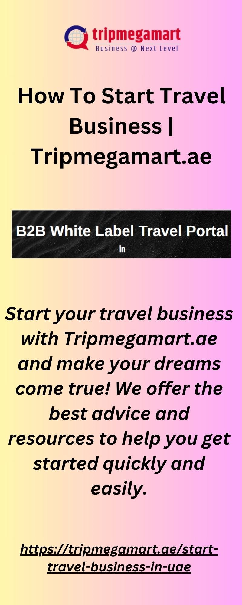 How To Start Travel Business | Tripmegamart.ae - Tripmegamart - Medium