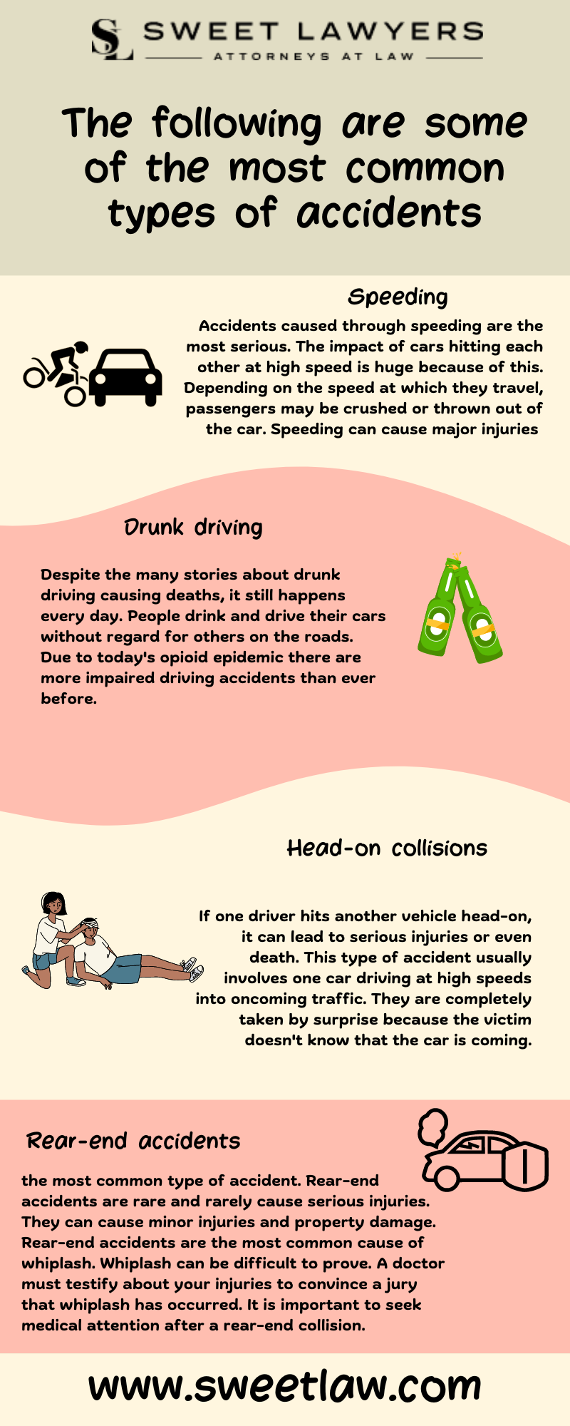 The following are some of the most common types of accidents - Sweet ...
