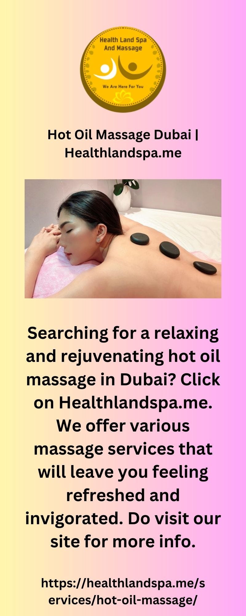 Hot Oil Massage Dubai | Healthlandspa.me - Health Land spa - Medium
