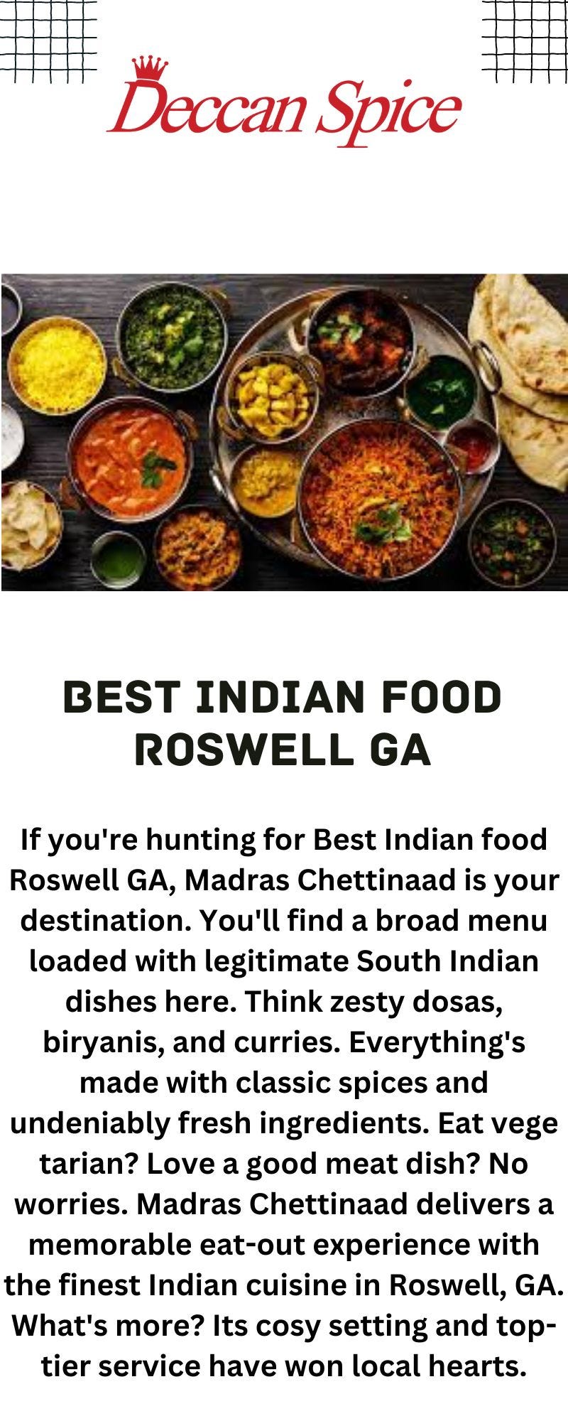 Best Indian Food Roswell Ga - Deccan Spice Atlanta - Medium