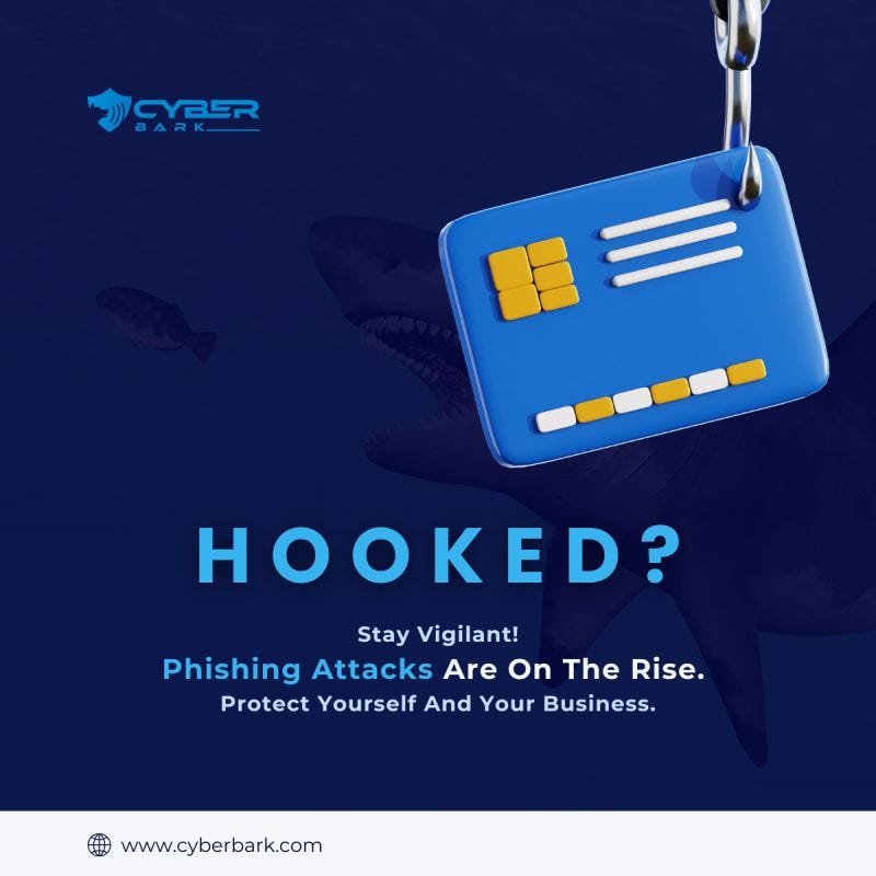 🎣 Hooked by a #phishing attack? You’re not alone! | by Cyber Bark LLC ...
