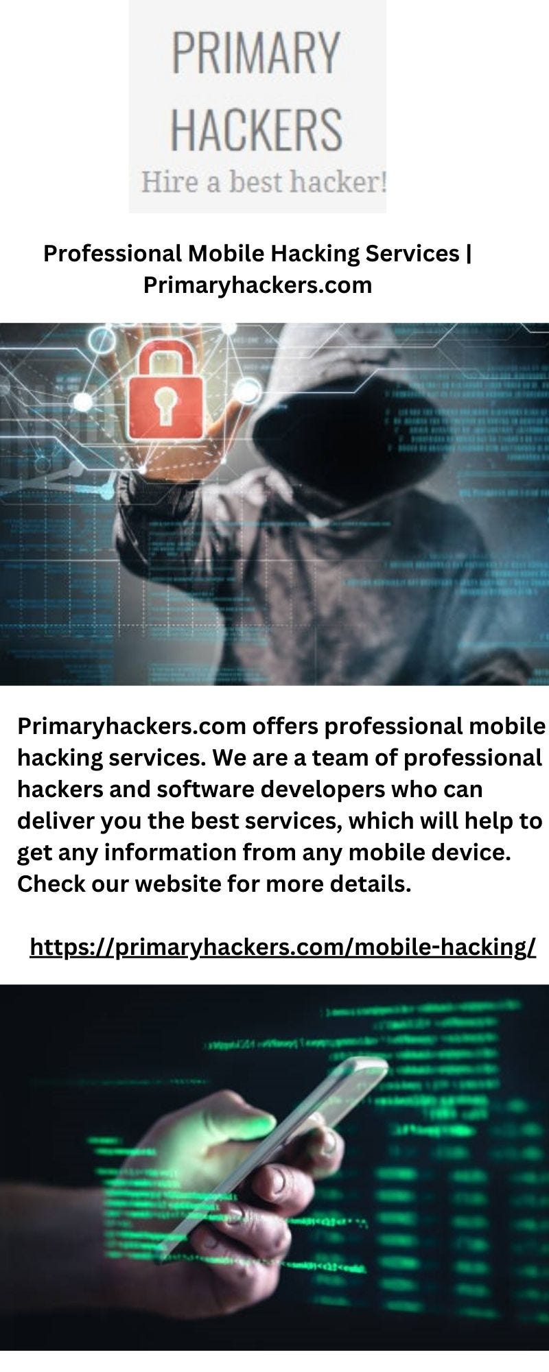Professional Mobile Hacking Services | Primaryhackers.com - Primary Hackers - Medium