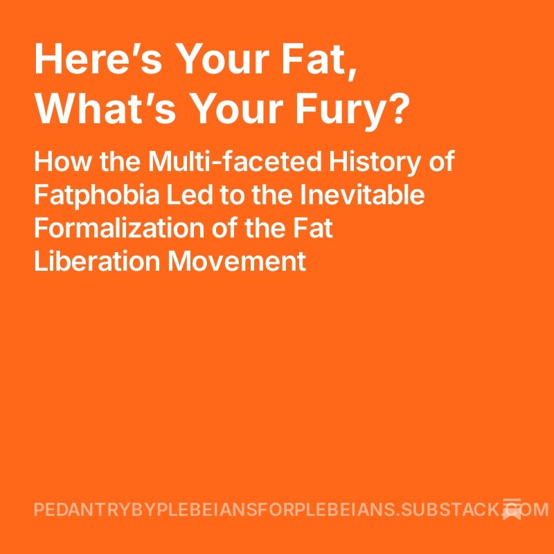 Here’s Your Fat, What’s Your Fury? | by Pedantry by Plebeians for ...