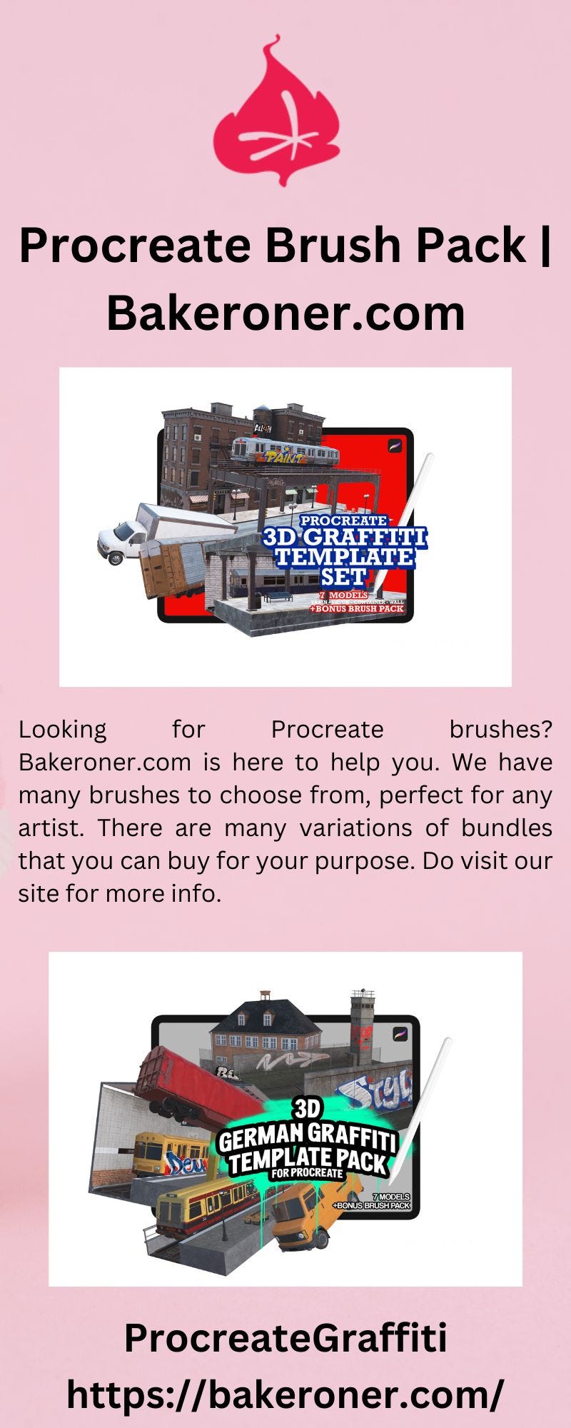 Procreate Brush Pack | Bakeroner.com - Procreate Graffiti - Medium