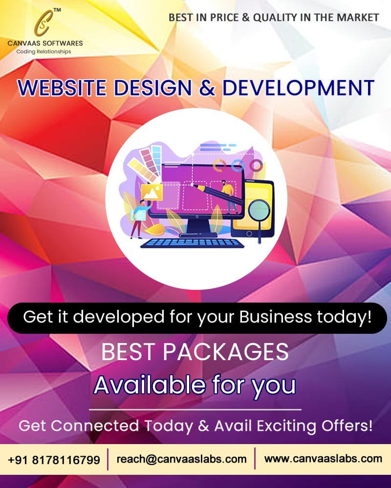 Website Designing Company in Noida - Canvaas Softwares (Official) - Medium