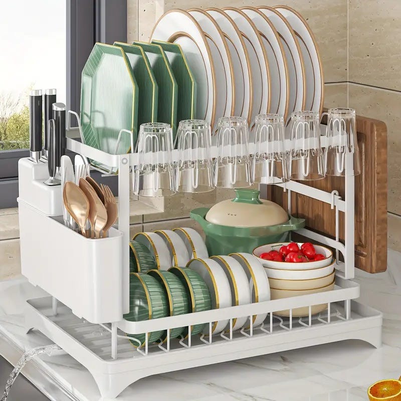 Revolutionizing Kitchen Organization: The Detachable Dish Storage and ...