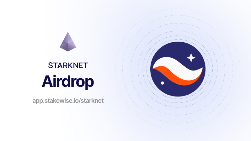 How To Claim Your $STRK Airdrop — A Guide | by StakeWise | Medium