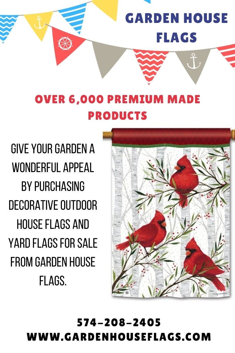 Garden House Flags - Garden House Flags - Medium