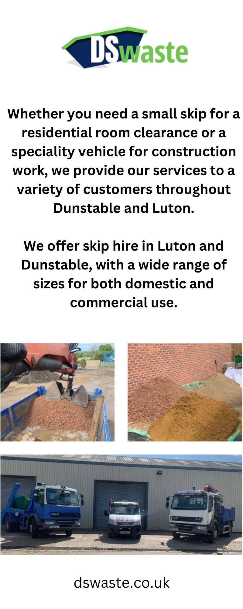 3 Yard Skip Hire Luton | Dswaste.co.ukZ - DS WASTE - Medium