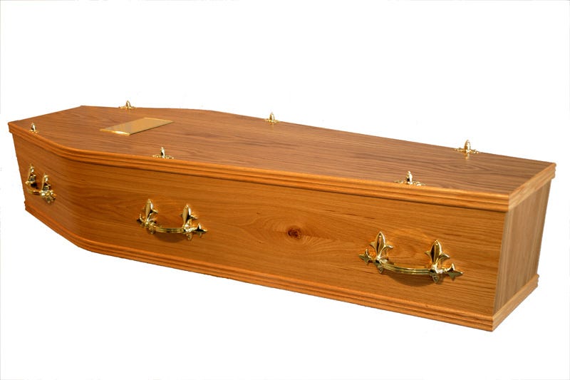 The Coffin Shop. ‘So the deluxe model, then…… | by David Cook | Medium