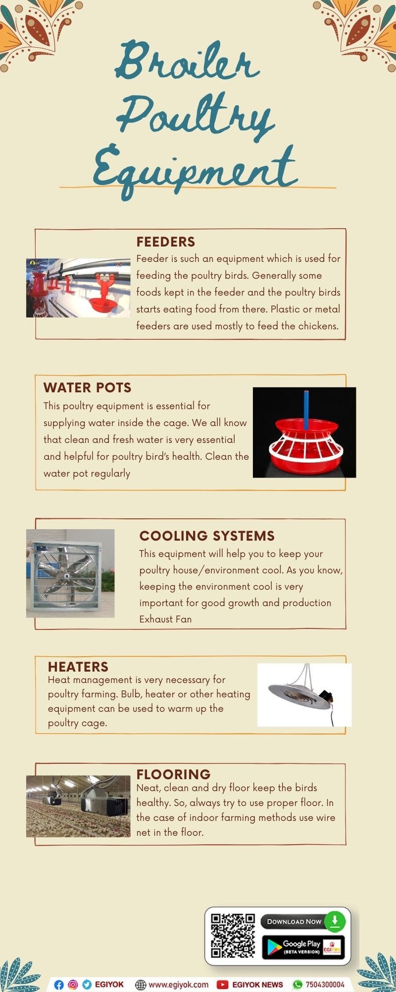 Broiler farming is a type of farming that is done from small-scale ...