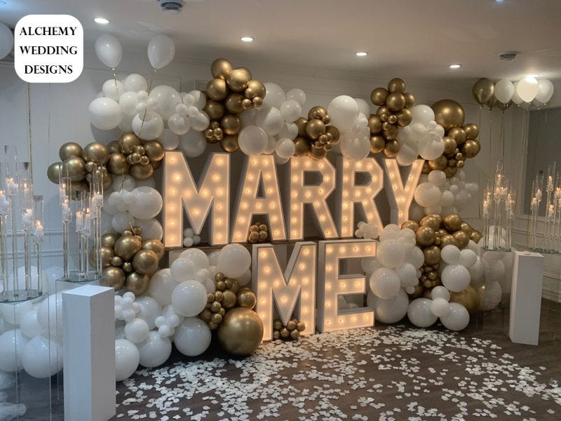 Create a magical ambiance for your engagement with our exquisite ...