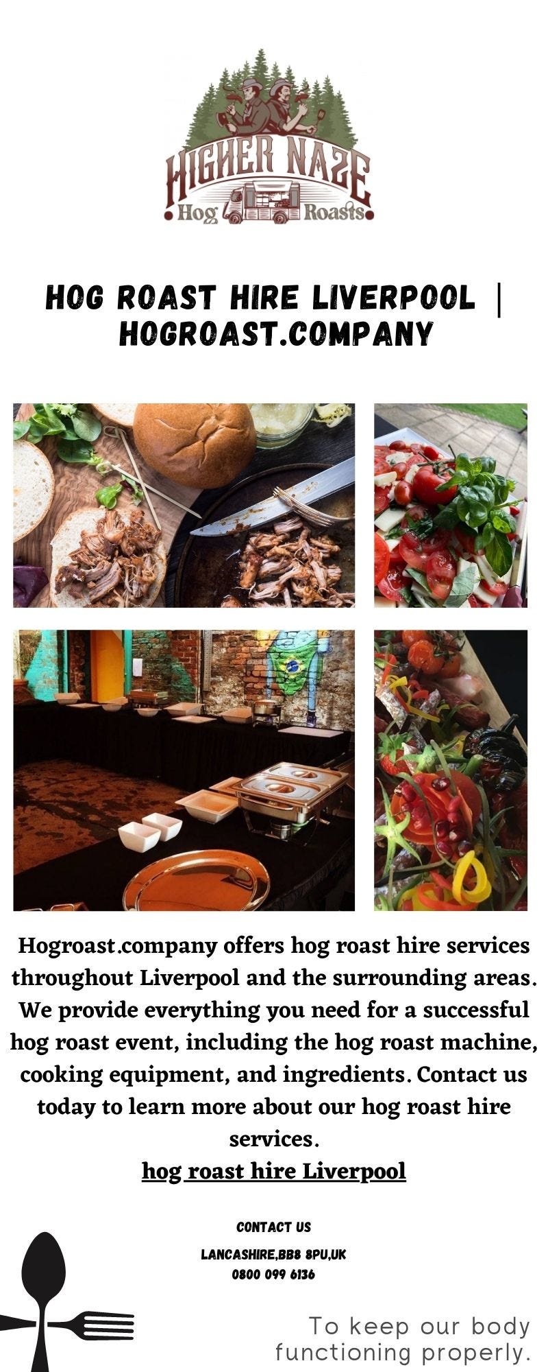 Hog Roast Hire Liverpool | Hogroast.company - Higher naze Hog - Medium