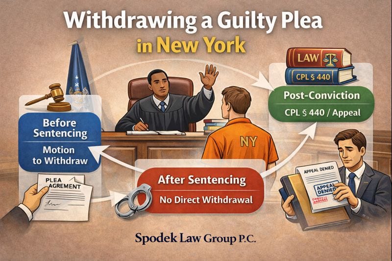 Withdrawing a Guilty Plea in New York: What the Law Allows and When It ...